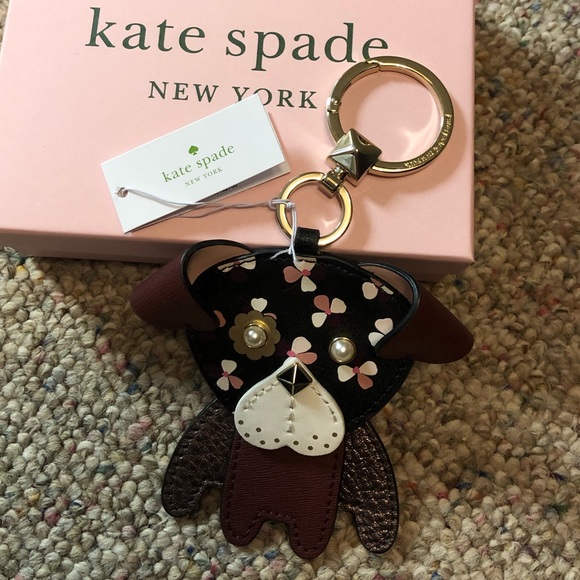 kate spade | Accessories | Kate Spade Cherrywood Dog Key Fob | Poshmark